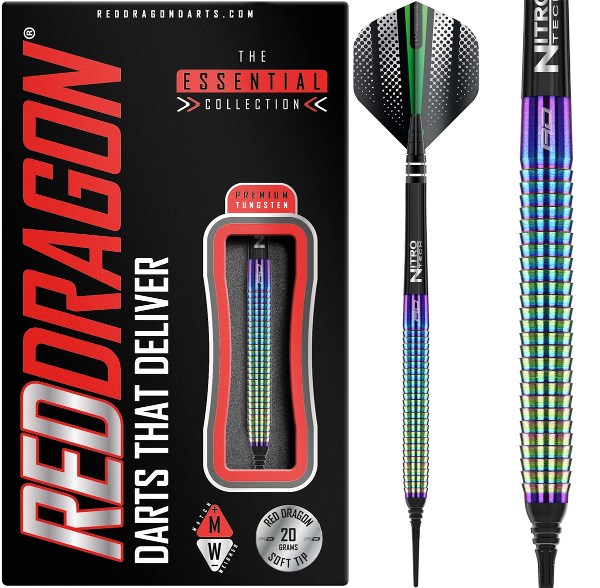 www.bb-dartshop.de - Red Dragon Razor Edge Spectron 85% Tungsten 18gr ...
